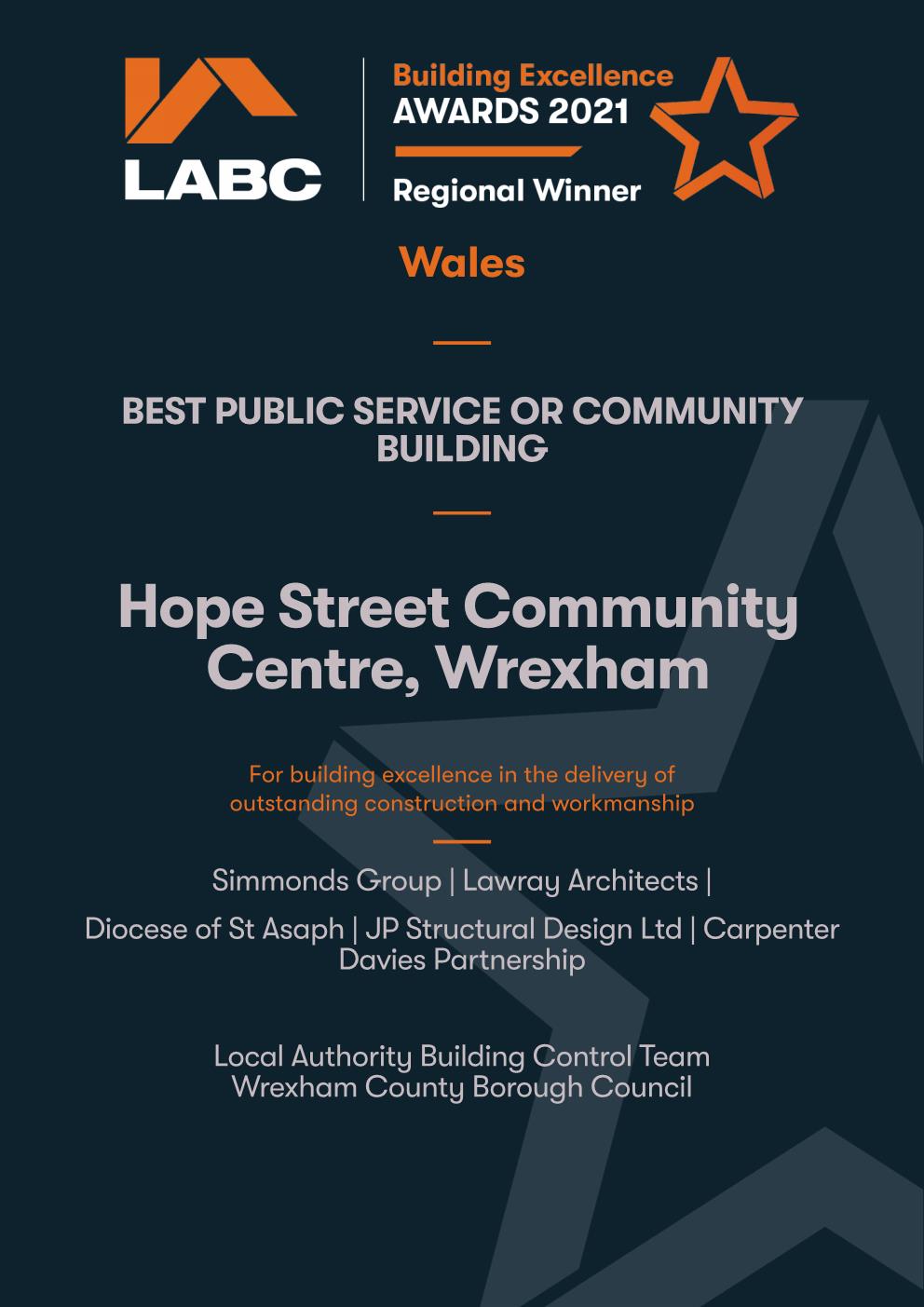 Hope Street Church, Wrexham - JP Structural